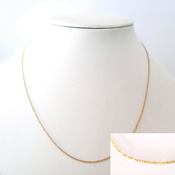 La Chaîne Maille Standard Dorée – L'écrin naturel | Artisane bijoutière ...